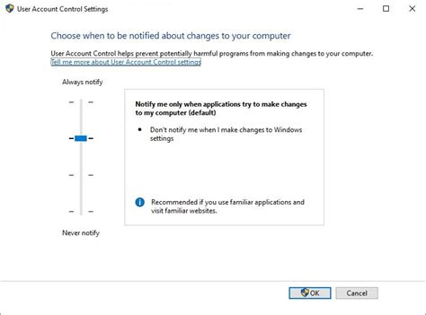 User Account Control And Administrator Rights On Windows 10