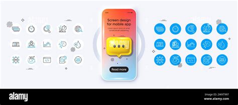 International Copyright Candlestick Graph And Seo Script Line Icons