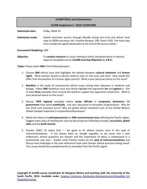 uu200 assignment 3 essay semester 2 2012 research the