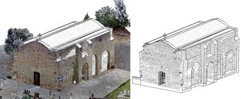 Left Laser Scanner And Photogrammetry Point Clouds Right Bim Model Download Scientific Diagram