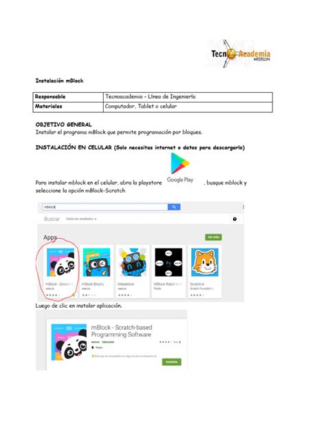 Instalación Mblock Pdf