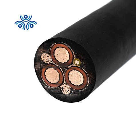 40 Awg 3 Conductor 8kv Black Type Shd Gc Mining Cable Dh Cable