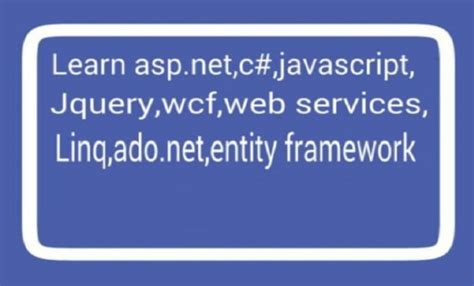 Teach U Asp Dot Netcsharpjavascriptjquerywcflinqadoentity
