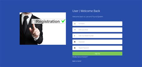 Lost And Found Portal Management System Project Using Php Phpgurukul