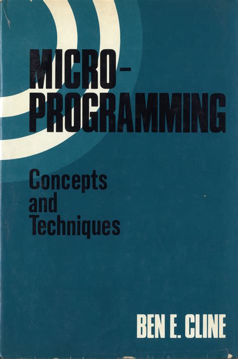 Microprogramming Concepts And Techniques Book Computing History