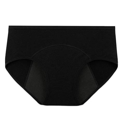 Huanledash Low Rise High Elastic Waterproof Layer Cotton Crotch Menstrual Panties Women
