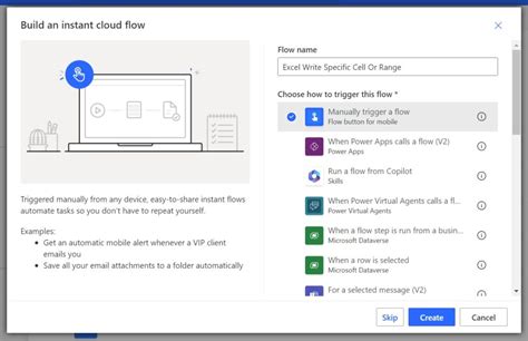 Power Automate Excel Write Value To A Specific Cell Or Range