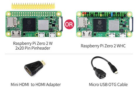 Raspberry Pi Zero WH Built In WiFi Pre Soldered Headers