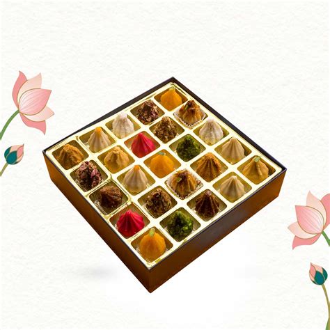 Assorted Modak Box 25 Pcs Madhurimasweets®