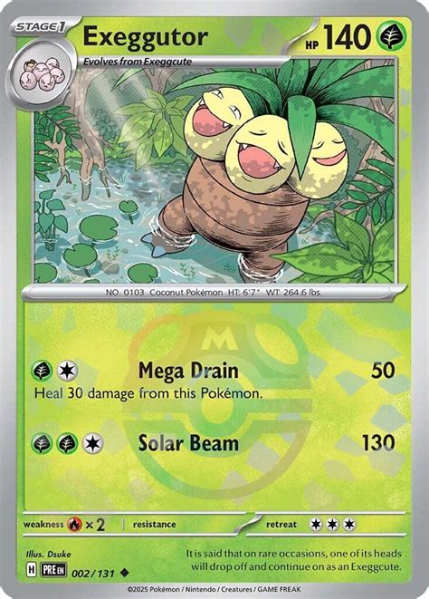 Exeggutor [master Ball] 2 Prices Pokemon Prismatic Evolutions