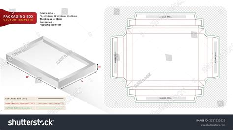 118 Notebook Packaging Die Cut Out Stock Vectors And Vector Art