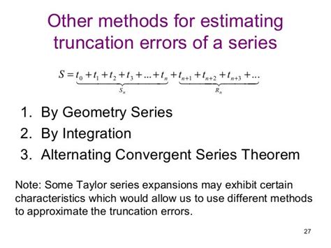 03 Truncation Errors