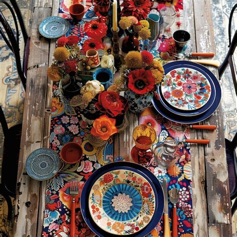 Eclectic Table Top Mixed Styles And Bold Statements Premium Ai Generated Image Eclectic Table Top Mixed Styles And Bold Statements Premium Ai Generated Image