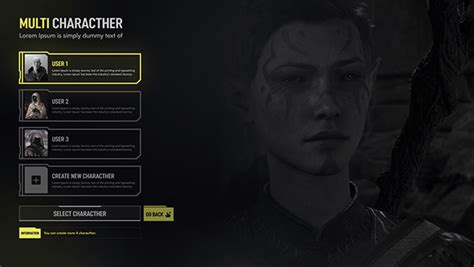 Fivem Multichar X Create Character UI UX Design Behance