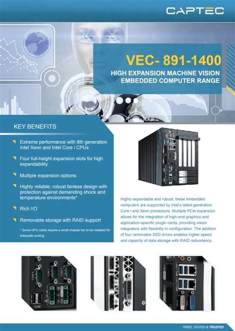 Vec 891 1400 Machine Vision Embedded Computer Captec Americas Inc
