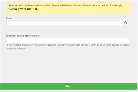 Can T Add NAS Folders To Library Synology Emby Community