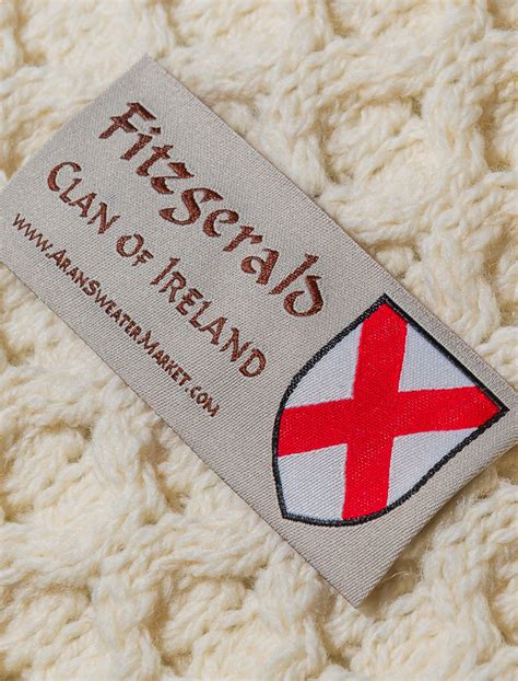 Fitzgerald Clan Aran Bed Runner Aran Sweater Market