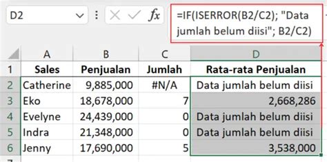 Fungsi Iserror Dalam Excel Sintaks Dan Penggunaan Excelandor