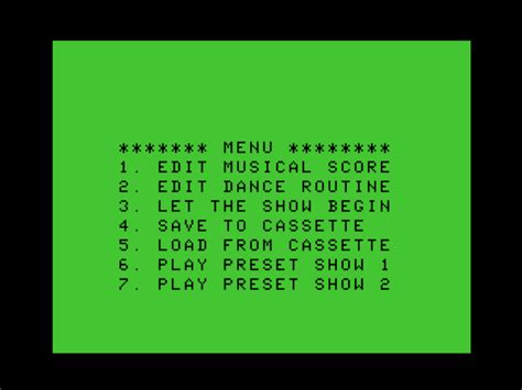 Screenshot Of Color Computer Dancing Devil Trs 80 Coco 1982 Mobygames