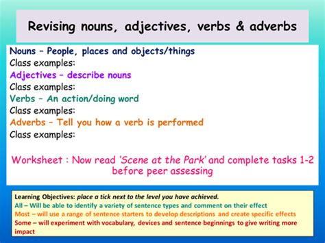 Sentences Revision Worksheet By Harrisschool Teaching Resources Tes