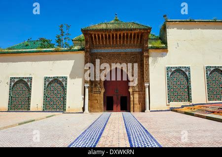 Entrance To The Mauseleum Of Moulay Ismaïl Ibn Sharif Reigned 1672