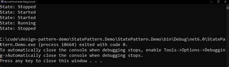 State Pattern Net Core Central