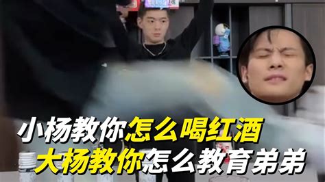 小杨教你怎么喝红酒大杨教你怎么教育弟弟 疯狂小杨哥 直播带货 YouTube