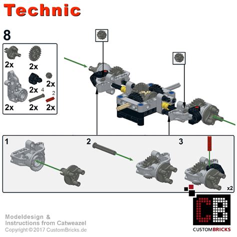 Custombricks De Lego Technic Model Rc Dump Truck Custombricks Moc