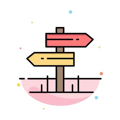 Direction Hotel Motel Room Abstract Flat Color Icon Template 15169209 Vector Art At Vecteezy