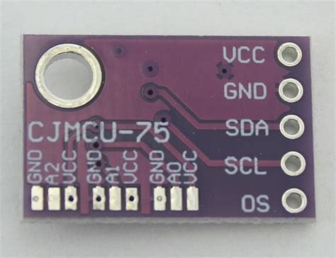 Lm75a I2c High Accuracy Digital Temperature Sensor Board Module For