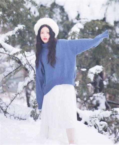 美和媚雪中倩影 每日頭條