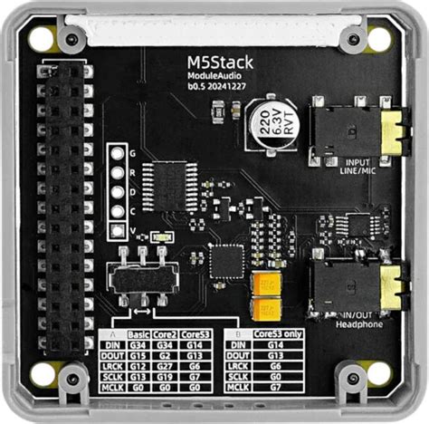 M5stack Audio Module Stm32g030 Es8388 Buy At Digitec