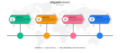 Vector Infographic Report Template 27493807 Vector Art At Vecteezy