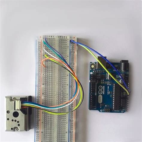 Датчик пыли Gp2y1010au0f и Arduino Uno — Схема подключения и пример кода блог