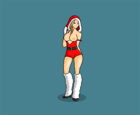 Rule 34 Breasts Christmas Neophite Byte Paladins Pixel Art Tyra