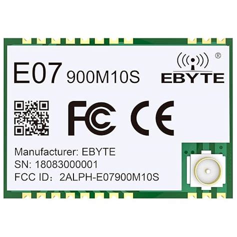 Ti Cc1101 Wireless 868mhz 915mhz Rf Module Long Range 1 5km Ipex Stamp Hole Antenna Smd Package