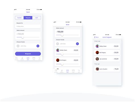 Mobile Wallet UI UX Design Behance