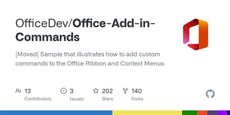 github officedev office add in commands [moved] sample that illustrates how to add custom