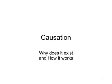 Simple Causation