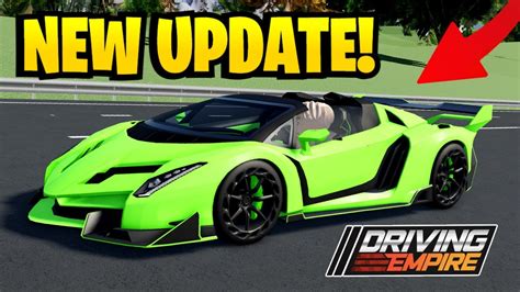 New Lamborghini Update In Driving Empire Youtube