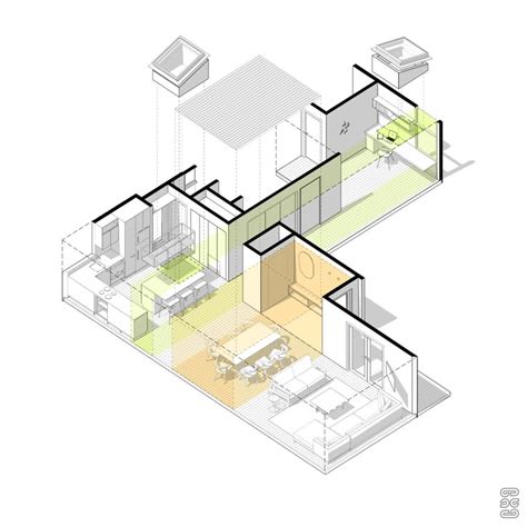 Axonometric View Diagram Architecture Concept Architecture Architecture Mapping