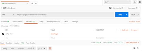 Postman Api Works Only With X Api Key Request Header Help Hub