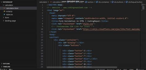 Manapuram Yasaswini On Linkedin Calculator Project Using Html Javascript And Css