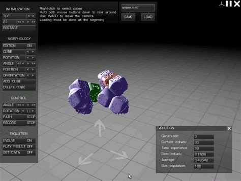 Cubeinterface Graphical Interface That Can Simulate Molecube Robots By Download Scientific