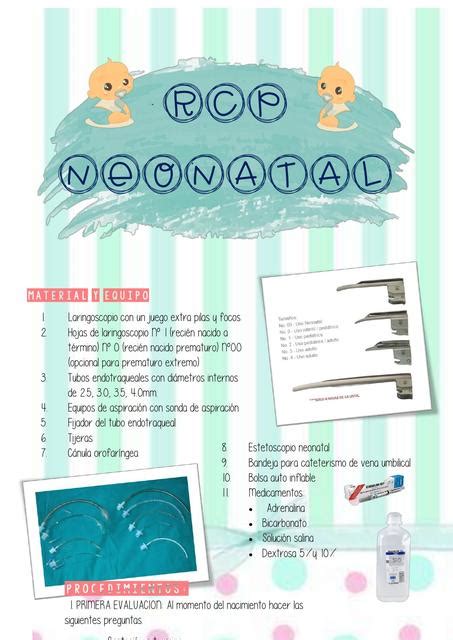 RCP NEONATAL ENFERMERA NOTES UDocz
