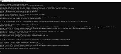 python compilation into executable binary using nuitka learning in the open