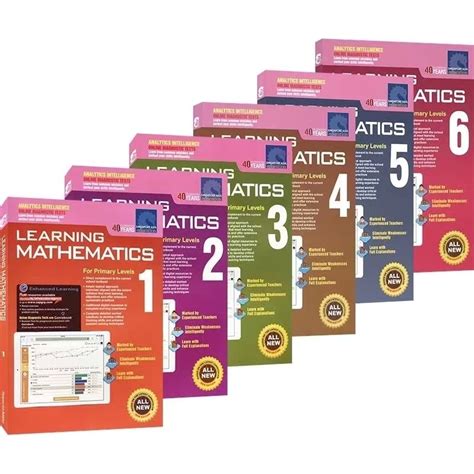 6 Books Set Sap Learning Math Books Primary School Math Workbook Grades 1 6 Singapore School