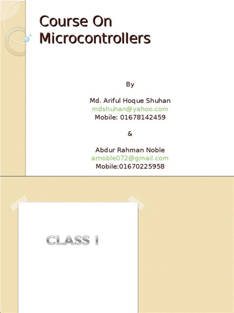 Course On Microcontrollers Pic Pdf Analog To Digital Converter