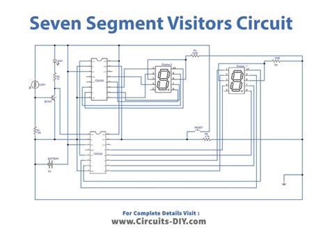 Seven Segment Visitors Counter Cd4026 Nuvem