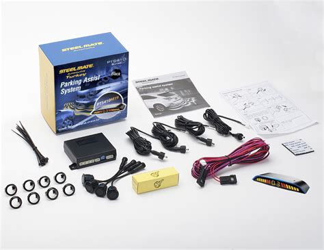 Buzzer Bip Bip Sesli Bar Led Ekranlı Arka Park Sensörü Steelmate Türkiye Park Sensörü